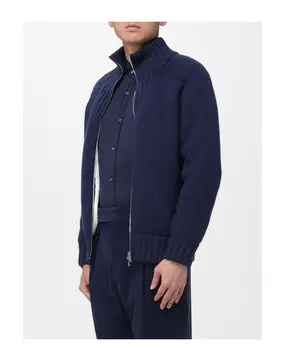Brunello Cucinelli High Neck Zip-up Jacket
