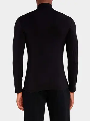 Emporio Armani High-necked Long-sleeved T-shirt