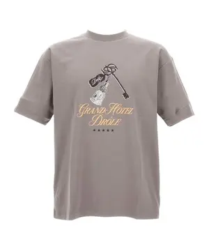 Drole De Monsieur Drôle De Le Shirt Grand Hotel T-shirt - Gray
