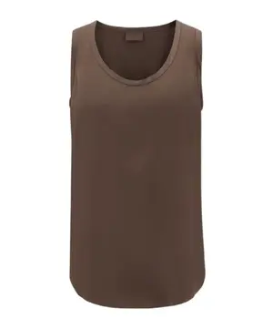Brunello Cucinelli Sleeveless Crew Neck Tank Top