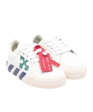 Off-White Vulcanized Leather Sneakers - White