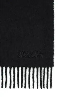 Isabel Marant Étoile Firny Fringed Scarf - Black