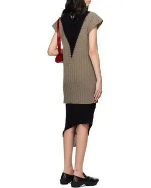 KIKO KOSTADINOV Dakota Rib Knit Shift Dress