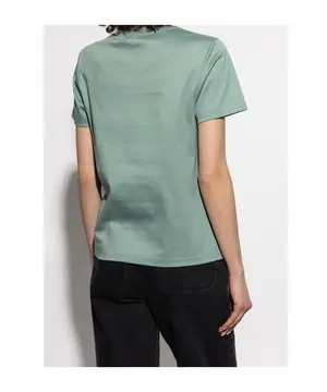LANVIN Embroidered Logo Crewneck T-shirt