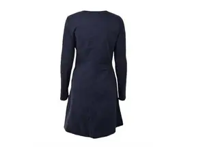 Moschino Long Sleeve Dress With Logo And Heart Appliqu