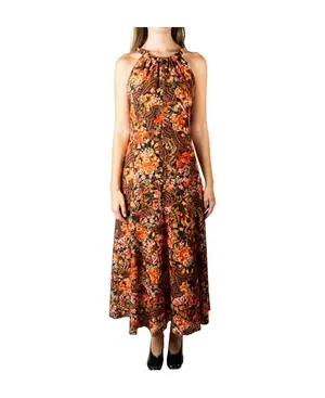 Dries Van Noten Sleeveless Floral Maxi Dress