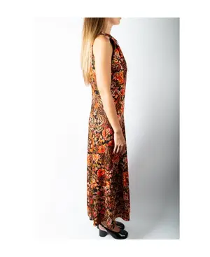 Dries Van Noten Sleeveless Floral Maxi Dress