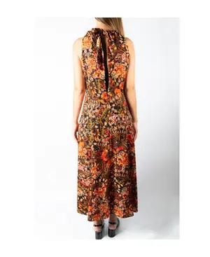 Dries Van Noten Sleeveless Floral Maxi Dress