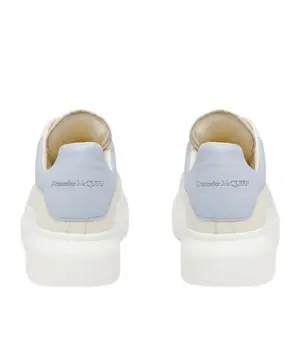 Alexander McQueen Oversized Low-top Sneakers With Logo Detail - White