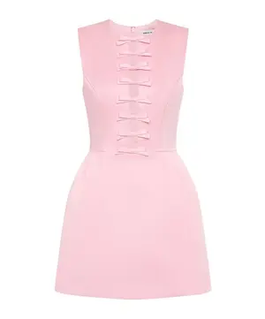 Rebecca Vallance Round Neck Sleeveless Dress - Pink