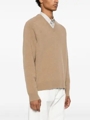 MAISON MARGIELA Four-stitch V-neck Jumper