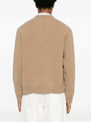 MAISON MARGIELA Four-stitch V-neck Jumper
