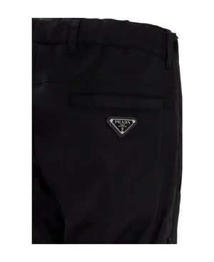Prada Cropped Baggy Trousers