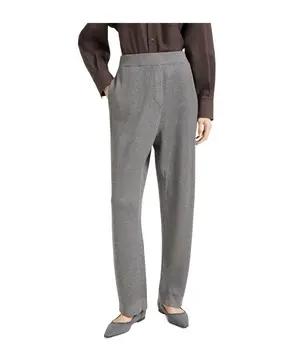 Brunello Cucinelli Elasticated Waist Ribbed Trousers