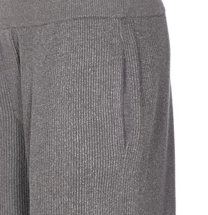 Brunello Cucinelli Elasticated Waist Ribbed Trousers