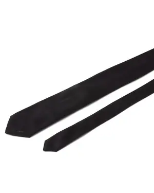Prada Satin Neck Tie - Black