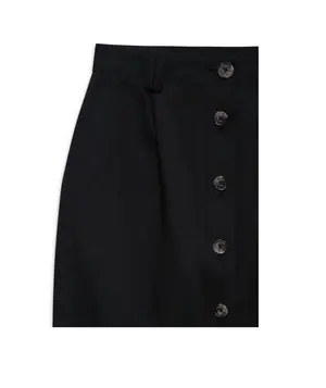 ANINE BING Zaire Midi Skirt With Front Button Fastening