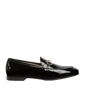 Gucci Jordaan Zlip-on Loafers With Horsebit Detail - Black