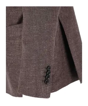 LARDINI Double-breasted Blazer - Black