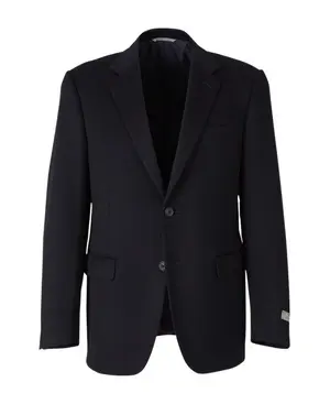 Canali Classic Fit Cashmere Blazer - Black