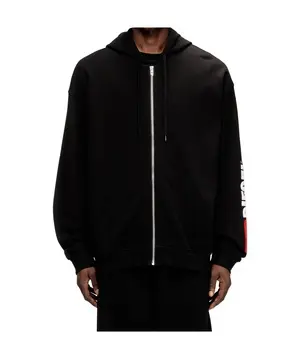 DIESEL® S-boxt-zip-hood-div Hoodie - Black