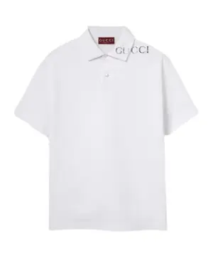 Gucci Printed Short-sleeve Polo Shirt
