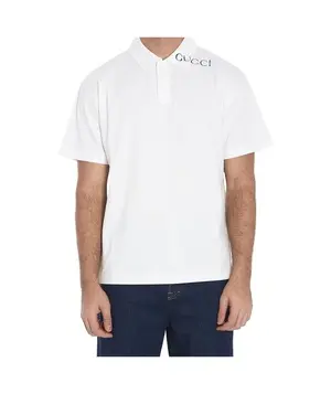 Gucci Printed Short-sleeve Polo Shirt