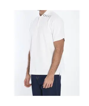 Gucci Printed Short-sleeve Polo Shirt