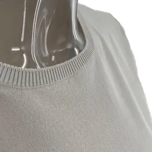 Max Mara Sleeveless Crewneck Top - Gray