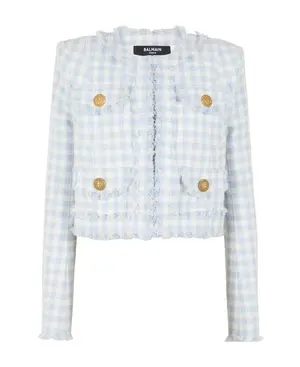 Balmain Tweed Jacket - White
