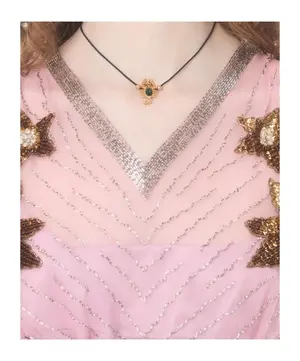 Valentino Garavani Embellished V-neck Dress