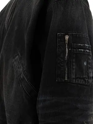 Balenciaga Distressed Bomber Jacket