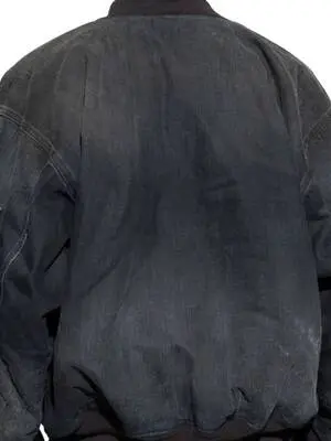 Balenciaga Distressed Bomber Jacket