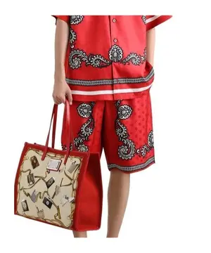 Dolce & Gabbana Printed Bandana Motif Bermuda Shorts