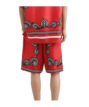 Dolce & Gabbana Printed Bandana Motif Bermuda Shorts
