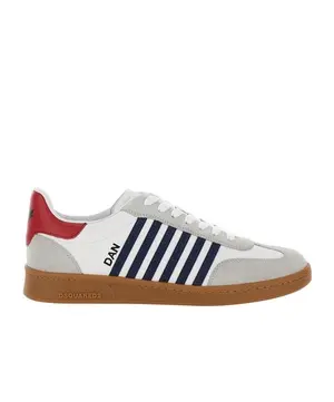 Dsquared2 Round Toe Low Top Sneakers - Multicolor