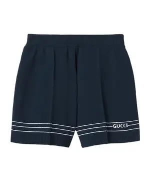 Gucci Intarsia Knit Shorts