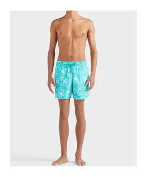Vilebrequin Drawstring Swimming Trunks With Engraved Lettering