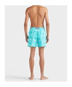 Vilebrequin Drawstring Swimming Trunks With Engraved Lettering