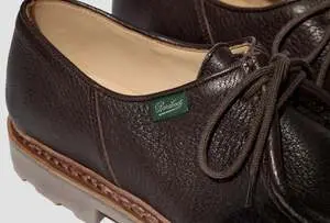 Paraboot Round-toe Loafers With Norwegian Stitching - Black