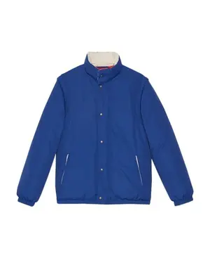 Gucci Detachable Sleeve Puffer Jacket - Blue