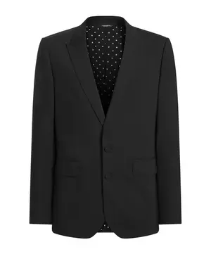 Dolce & Gabbana Dolce Gabbana New Martini Single-breasted Blazer - Black