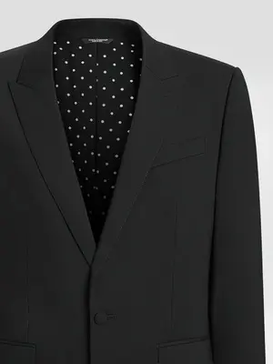 Dolce & Gabbana Dolce Gabbana New Martini Single-breasted Blazer - Black