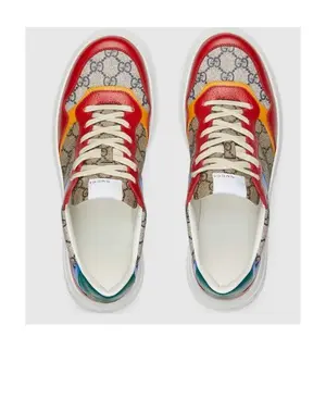 Gucci Gg Panelled Lace-up Sneakers