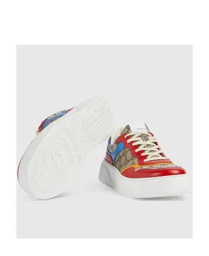 Gucci Gg Panelled Lace-up Sneakers