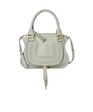Chloé Marcie Shoulder Bag - Gray