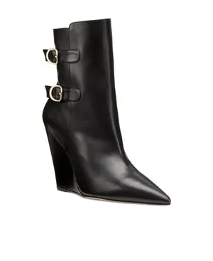 STUART WEITZMAN Pointed Toe Wedge Boots