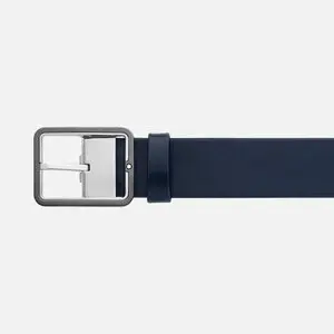 Montblanc Square Reversible Buckled Belt - Black