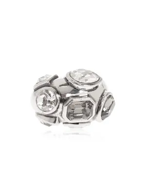 Etro Embellished Ring With Logo Detail