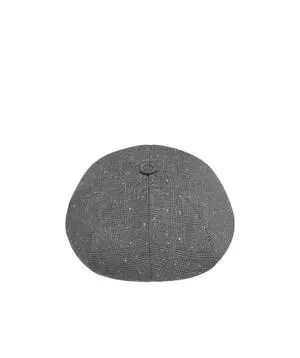 Dior Wool Plaid Beret - Gray